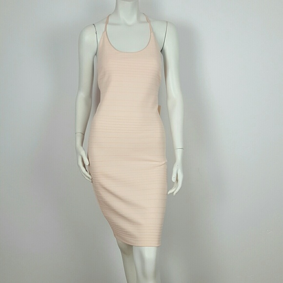 Chocolate | Dresses | Womens Light Pink Midi Dress By Chocolate Sz M ...